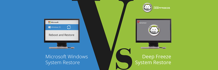 Microsoft Windows System Restore vs Deep Freeze