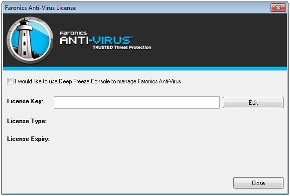 Enable Anti-Virus on Enterprise Console